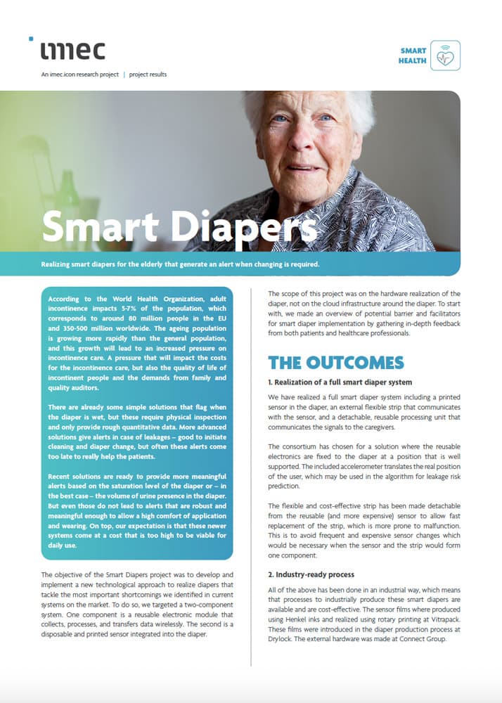 Smart Diapers - imec.icon | imec