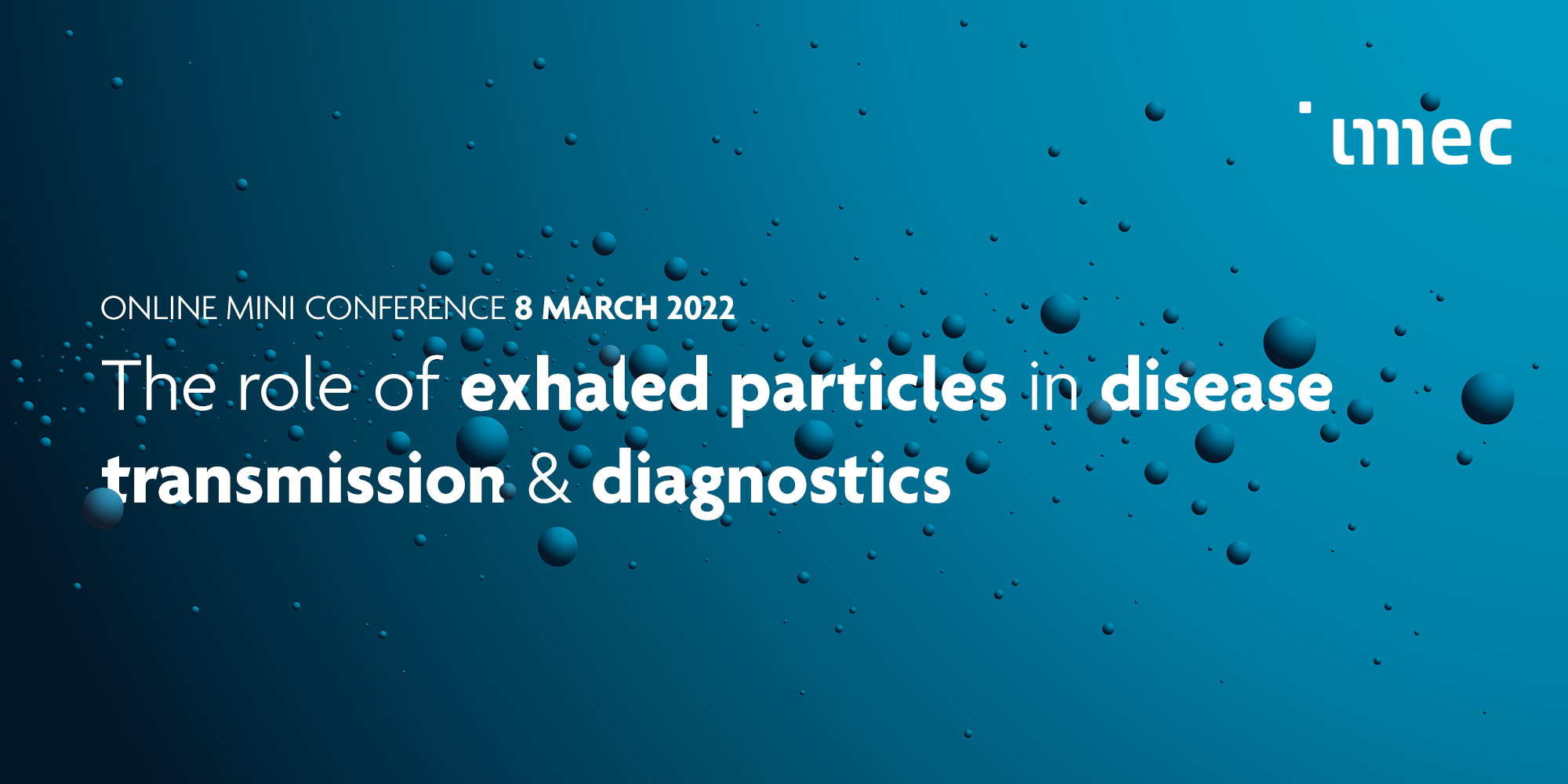 The role of exhaled particles in disease transmission & diagnostics | imec